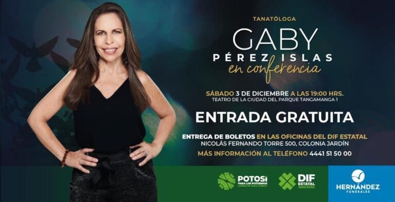 Visitará SLP la tanatóloga Gaby Pérez Islas, y dará conferencia gratuita en el Tangamanga 1 - El ...